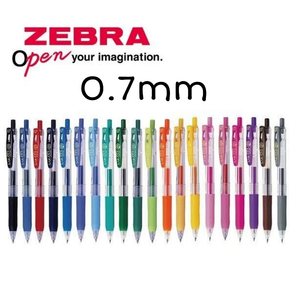 0.7MM ZEBRA SARASA CLIP GEL PEN/REFILL (JJB15/RJF7) | Shopee Philippines