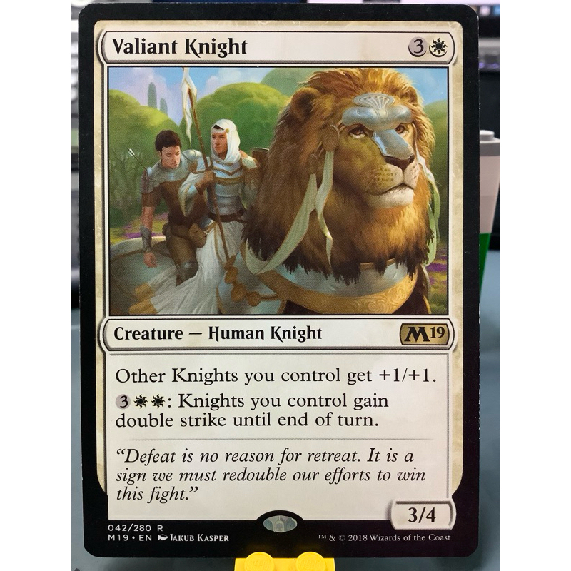 MAGIC: The Gathering - Valiant Knight (Core Set 2019) | Shopee Philippines