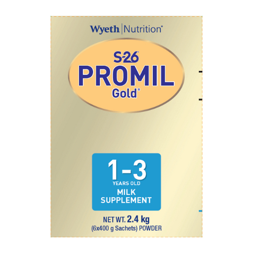 S-26 PROMIL GOLD THREE Milk Supplement 1-3 Years Old Box 2.4kg | Shopee ...