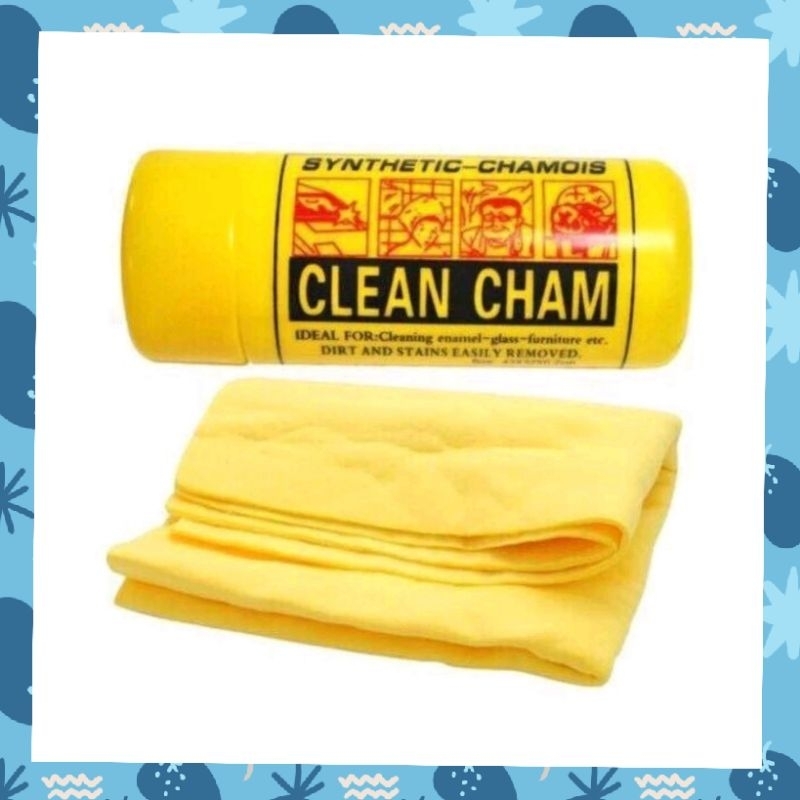 CLEAM CHAM - microfiber towel (Synthetic chamois clean towel) | Shopee ...