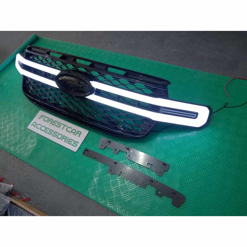 Ford Ranger T9 2023 to 2024 Black Front Grill with LED Light | Shopee ...