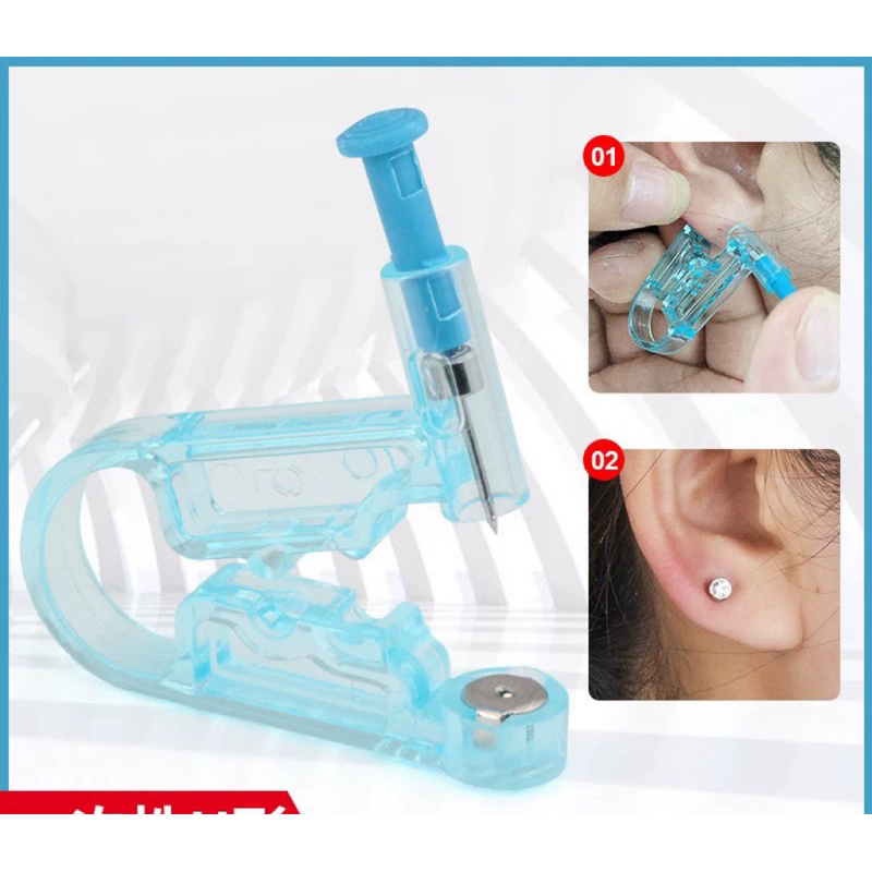 Disposable Safe Asepsis Body Ear Pierce Kit Ear Piercing With Ear Stud ...