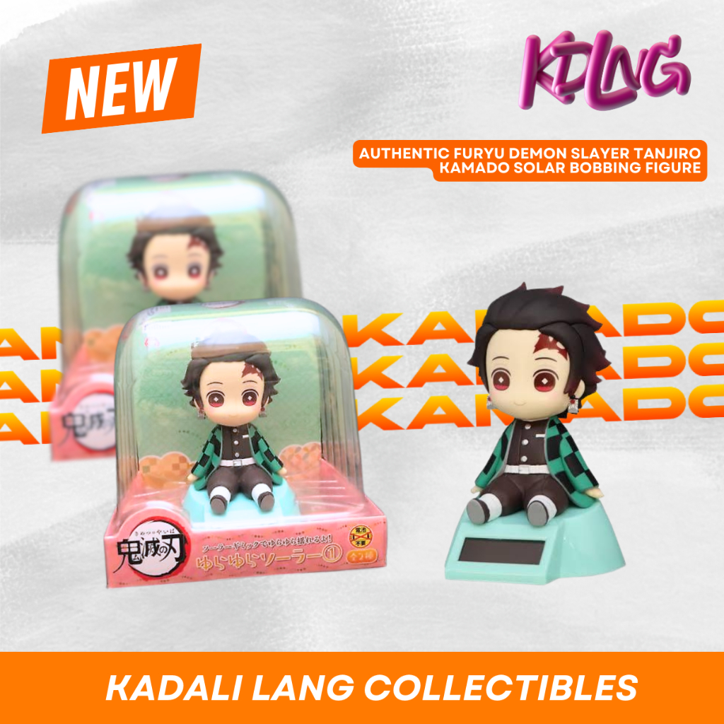 AUTHENTIC Furyu Demon Slayer Tanjiro Kamado Solar Bobbing Figure ...