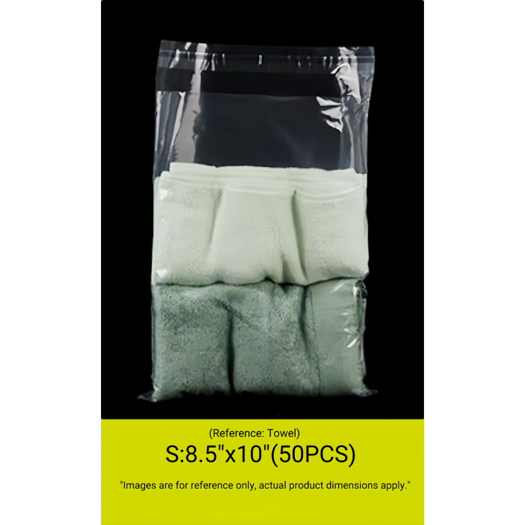 100PCS Opp Plastic Bag Clear Resealable Self Adhesive(for Mask, Cards ...