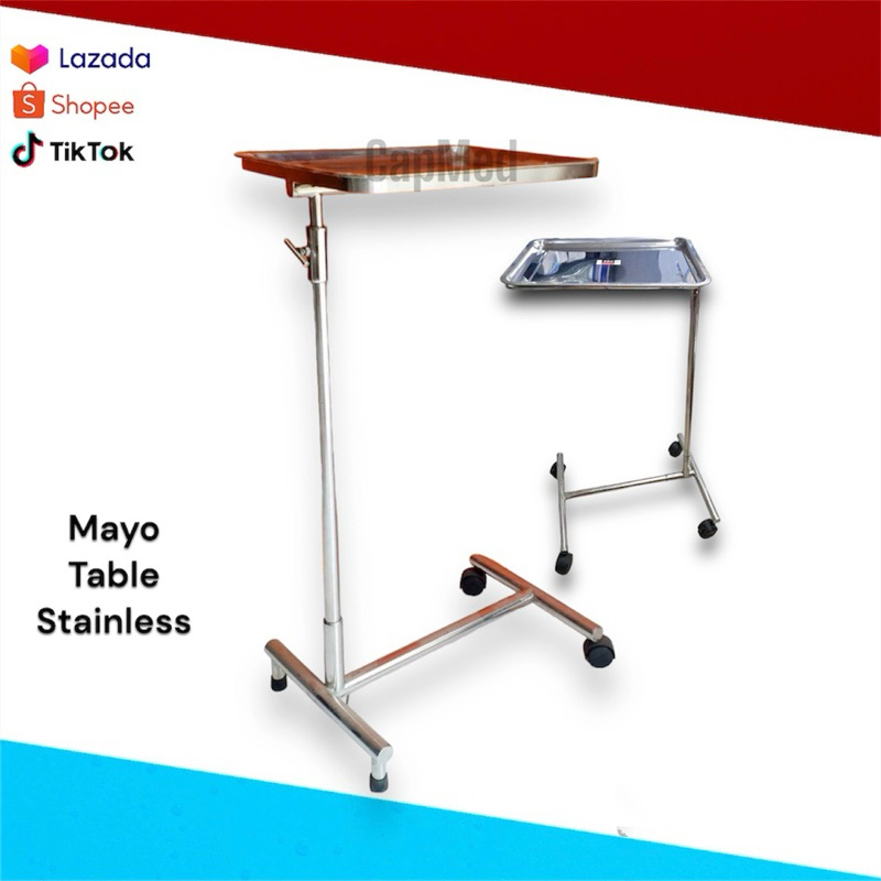 Mayo Table Stainless Medical ( Order Now Ship Tomorrow! ) | Shopee ...