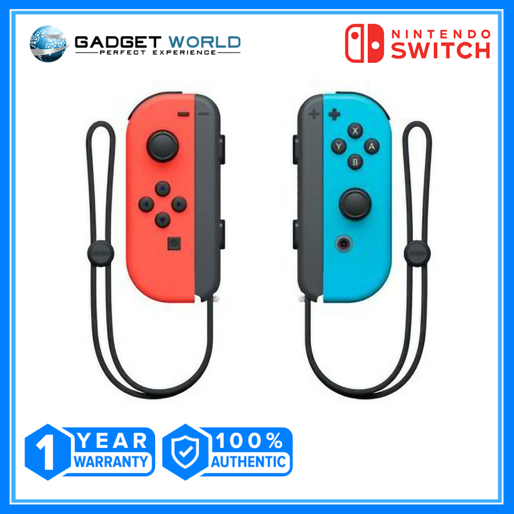Nintendo Switch Joycon Controller L/R Red/Blue | Shopee Philippines