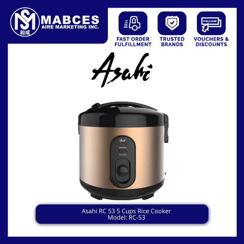 Asahi RC-53 Rice Cooker | Shopee Philippines