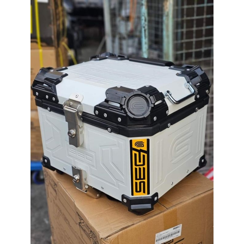 SEC ALLOY TOP BOX 45Liters with Backrest & Baseplate | Shopee Philippines