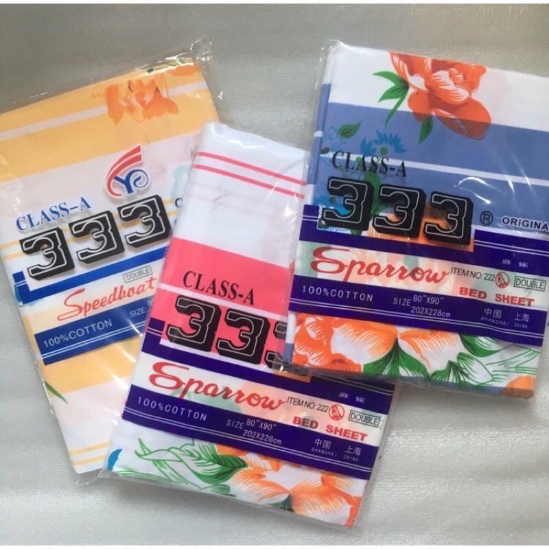 1pc 333 Original Single 54x78 Kumot / Blanket 100% Cotton Sparrow ...