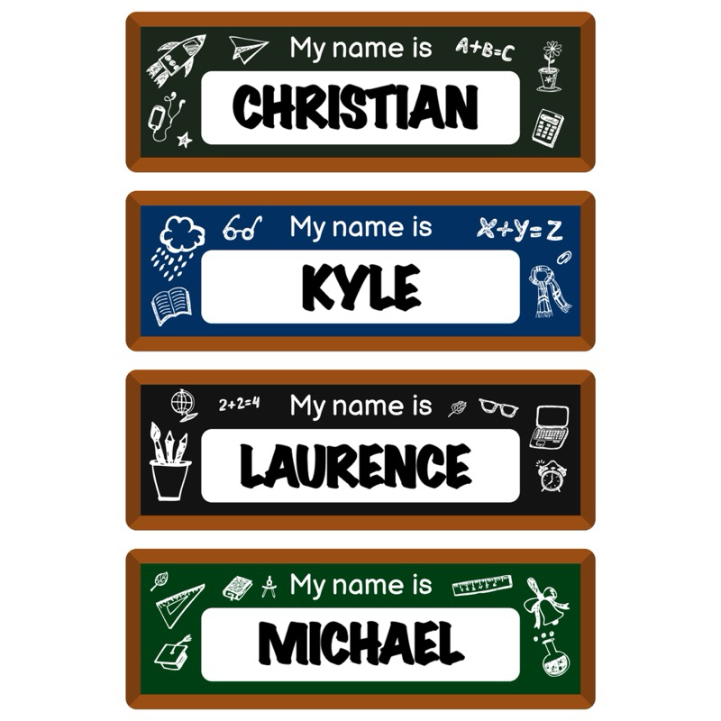 Laminated Name Tag (BACK TO BACK PRINT) | Shopee Philippines