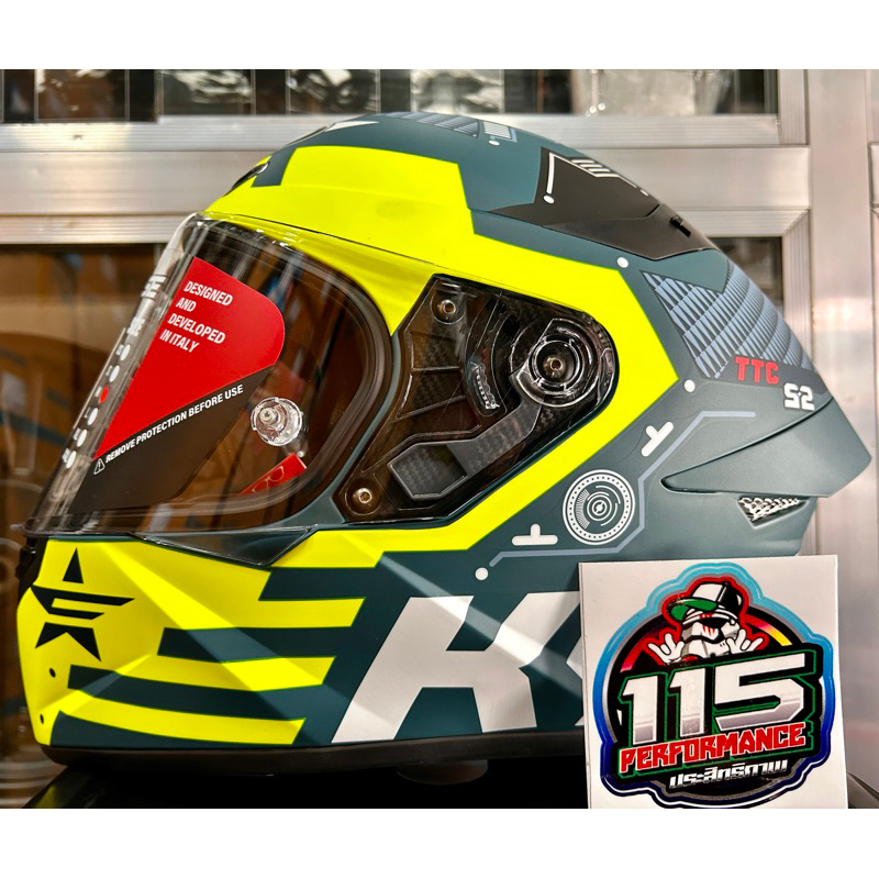 KYT TT-C Fuselage matt yellow | Shopee Philippines