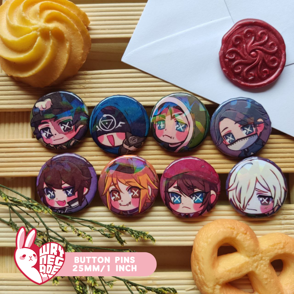 Identity V Survivor 25mm Holographic Button pins | Shopee Philippines