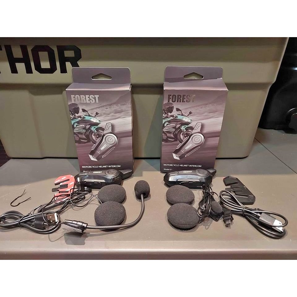 FOREST 2PCS MOTORCYCLE HELMET INTERCOM - Selling Price: 1,000 For Two ...