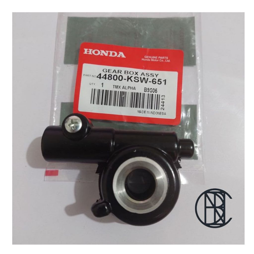 Honda TMX125 Alpha SPEEDOMETER GEAR BOX - GENUINE PART - 44800-KSW-651 ...