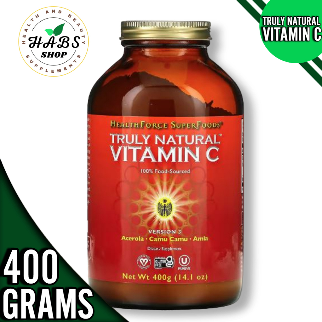 HealthForce Superfoods, Truly Natural Vitamin C, 14.1 oz (400 g ...