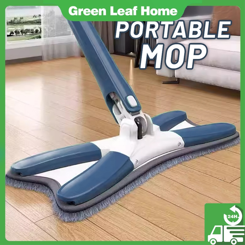 X-Type Mop 360° Self-Washing Rotary Mop Wet and Dry Dual-Use Flat Mop ...