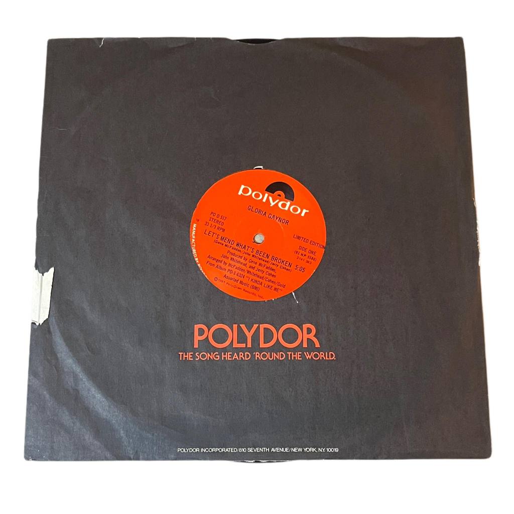 Gloria Gaynor – Let's Mend What's Been Broken Vinyl, 12", 33 ⅓ RPM, Limited Edition, Stereo ...