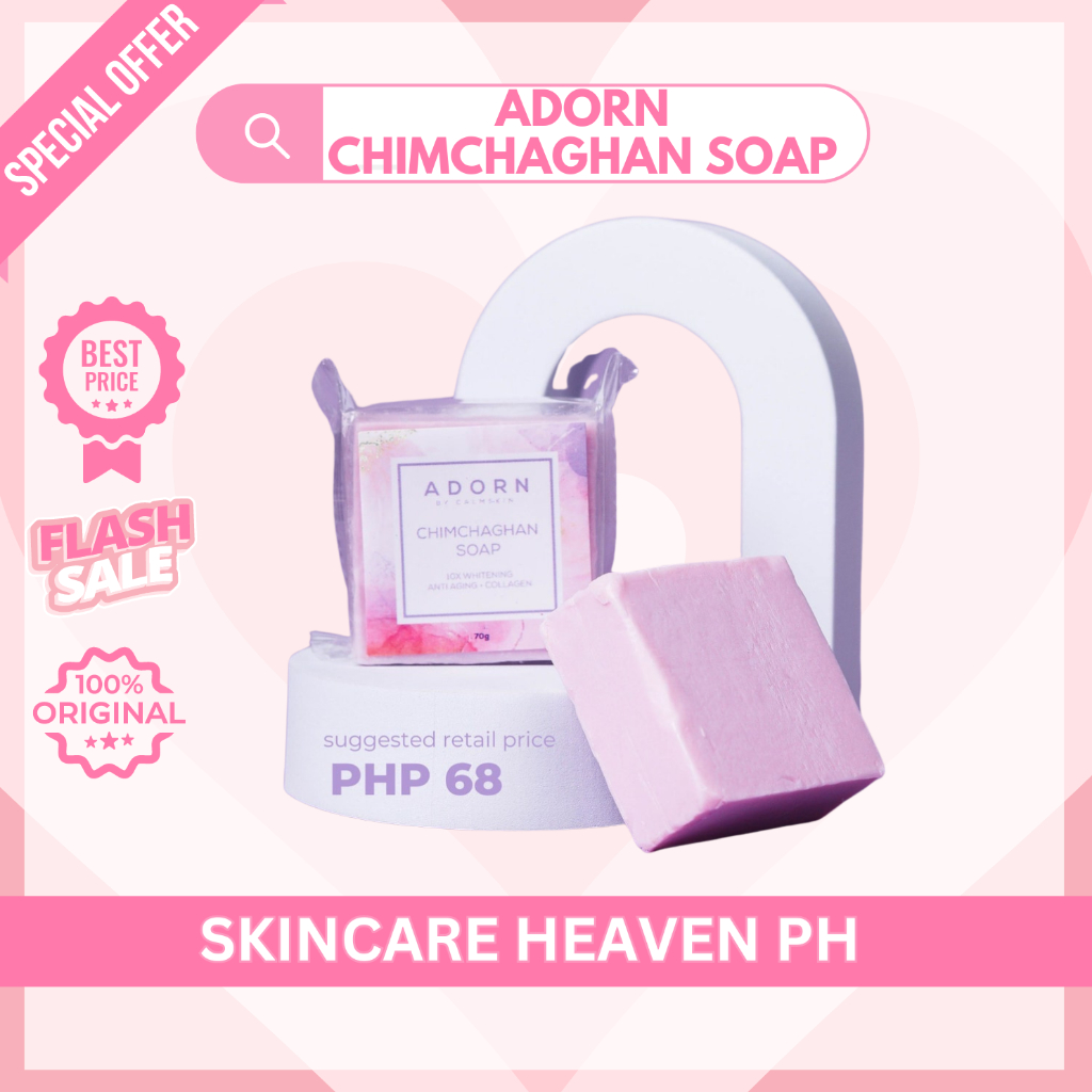 1PC Adorn Chimchaghan Whitening and Bleaching Soap Camille Trinidad ...