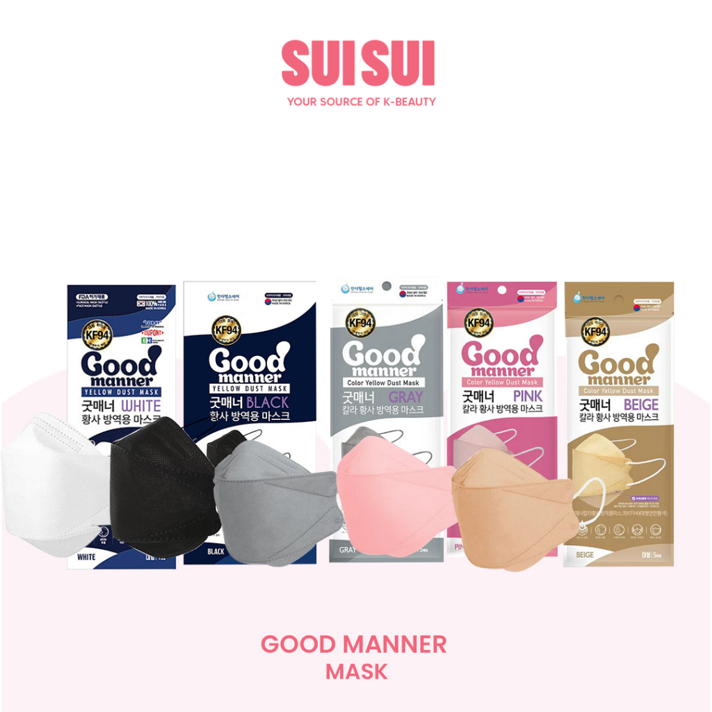 Good Manner KF94 Color Mask (5ea) [Face Mask] | Shopee Philippines