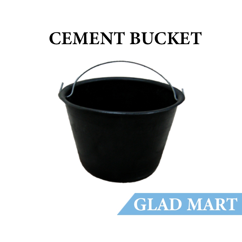 Cement Bucket With Handle PVC Bucket Garden Pots For Plant Heavy Duty ...