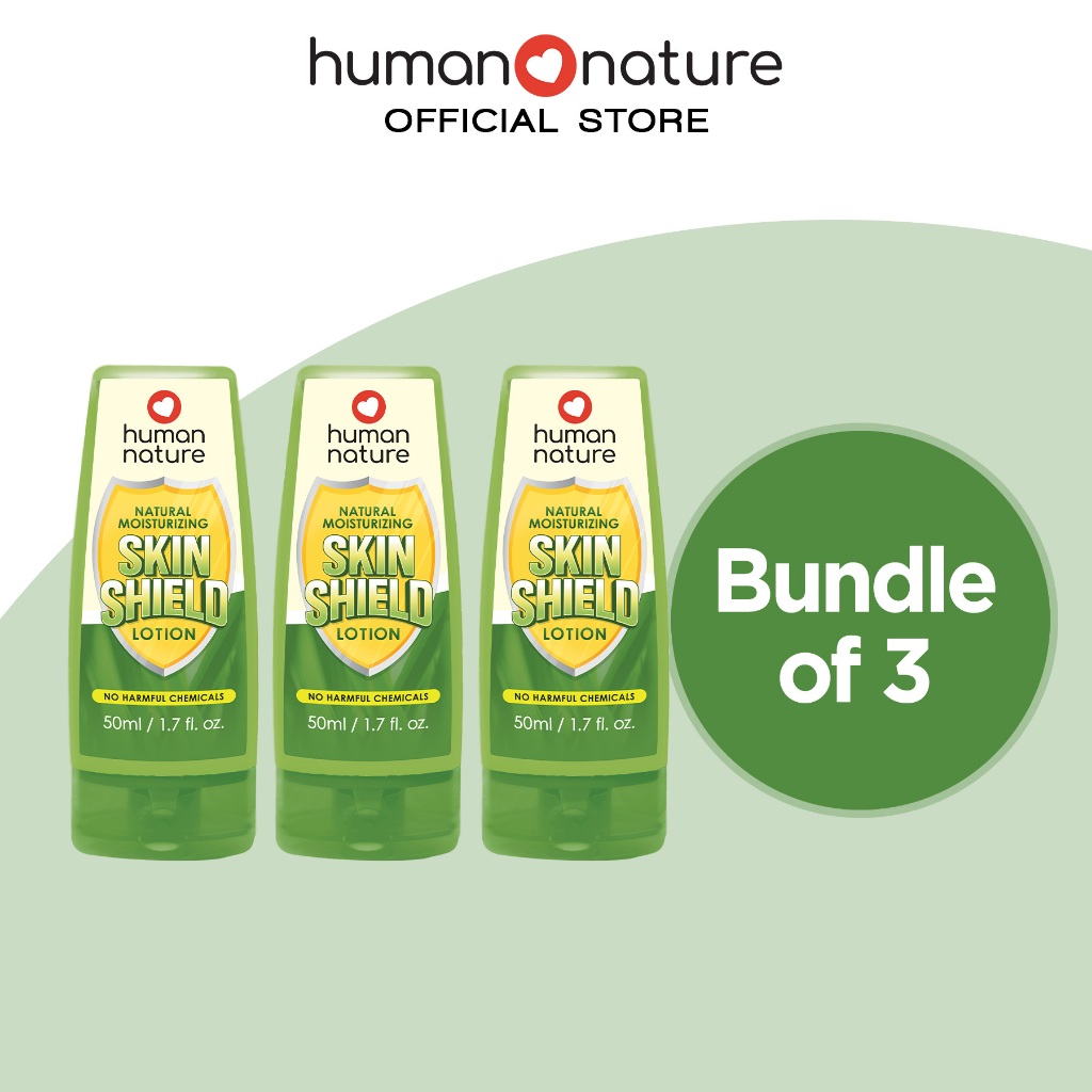 Human Nature Skin Shield Lotion 50ml BUNDLE OF 3 | Shopee Philippines