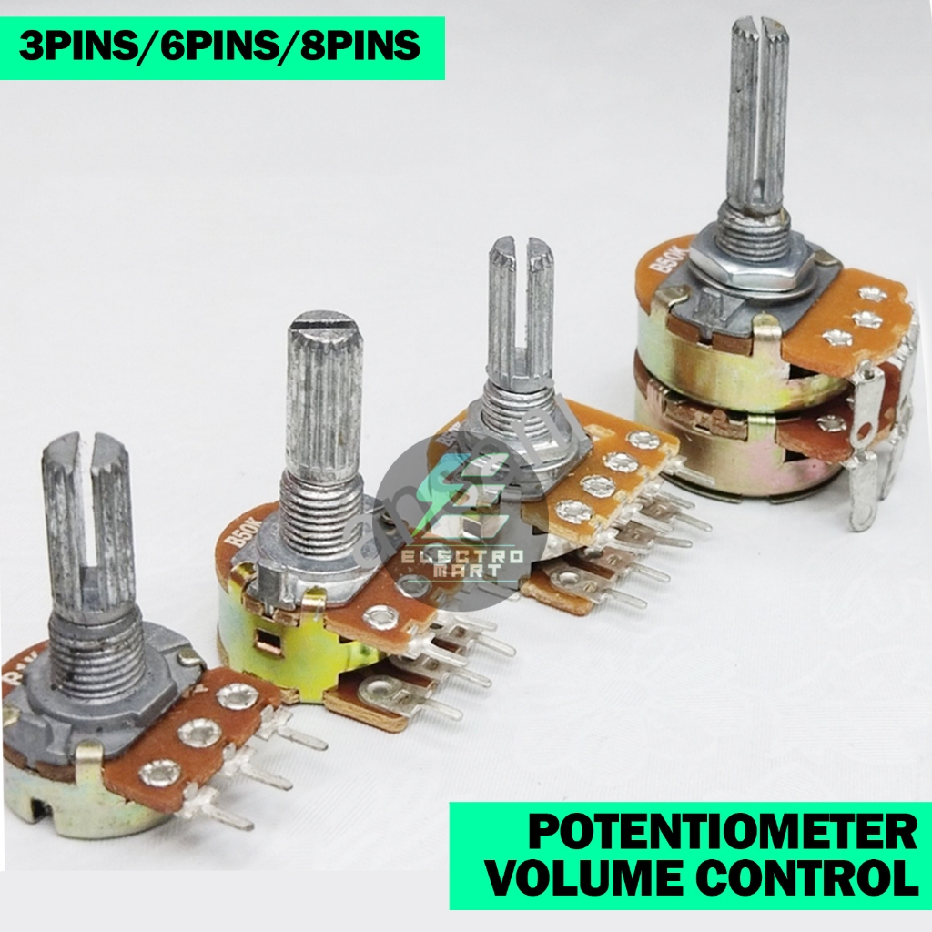 VOLUME CONTROL POTENTIOMETER MONO STEREO MASTER-1PIECE | Shopee Philippines