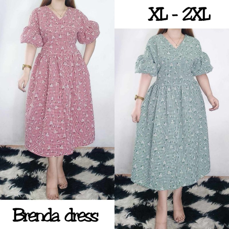The Latest Brands Plus size Brenda dress (XL - 2XL) | Shopee Philippines