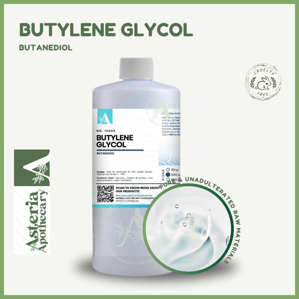 Butylene Glycol (250G / 500G / 1KG) - Asteria Apothecary | Shopee ...