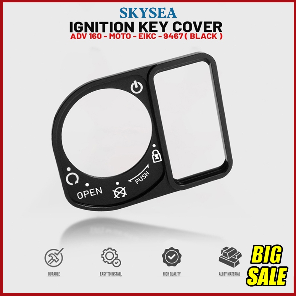 ELITE SERIES HONDA ADV 160 ALLOY IGNITION KEY COVER FOR KEYLESS HONDA ...