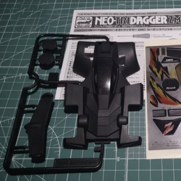 Tamiya 95508 Neo Tridagger ZMC Carbon Special Cowl only with Sticker ...