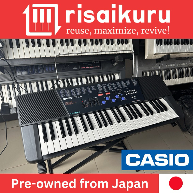 Casio CT-400 Casiotone Piano Keyboard Organ 49 Keys Japan Surplus | Shopee Philippines