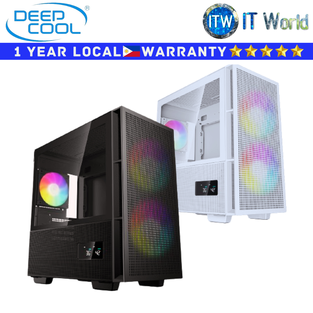 Deepcool Computer PC Case CH360 Digital High Airflow Reimagined ...