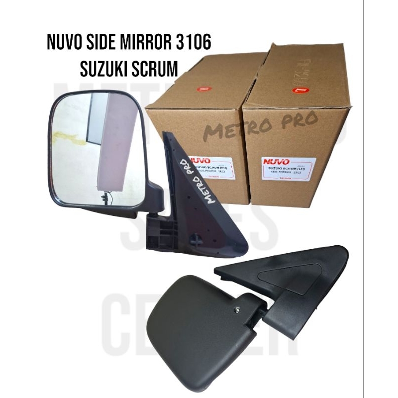 Side Mirror Suzuki Super Carry Scrum F5/F6A Multicab LH or RH(Nuvo ...