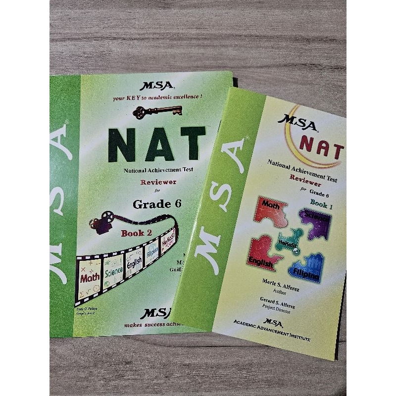 MSA NAT Reviewer for Grade 6 Book 1 & Book 2 By:Alferez | Shopee ...