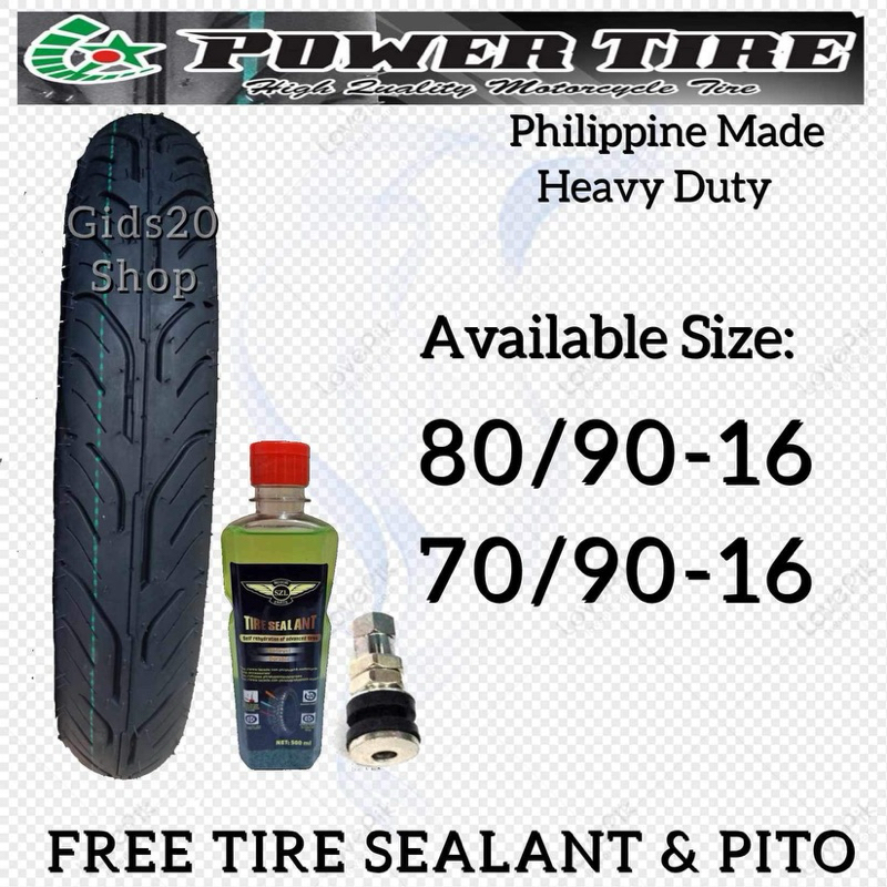 Power Tire /Size 16 Tubeless Free Tire Sealant & Pito | Shopee Philippines