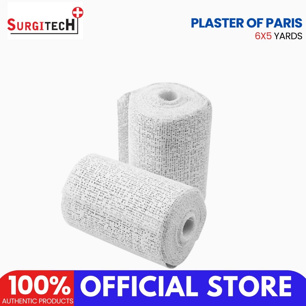 Surgitech Plaster Of Paris Bandage 6x5 (1pc) | Shopee Philippines