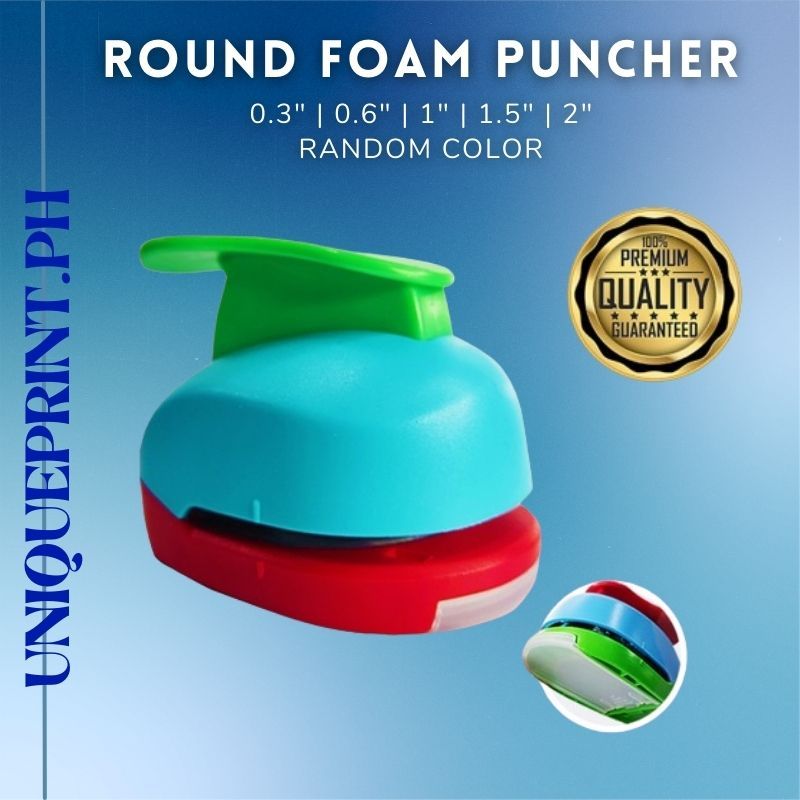 Round Foam Puncher (1pc) (assorted Color) | Shopee Philippines