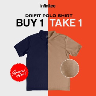 Infinitee Buy 1 Take 1 Dri Fit Polo Shirt For Men Women Quick Dry Basic ...