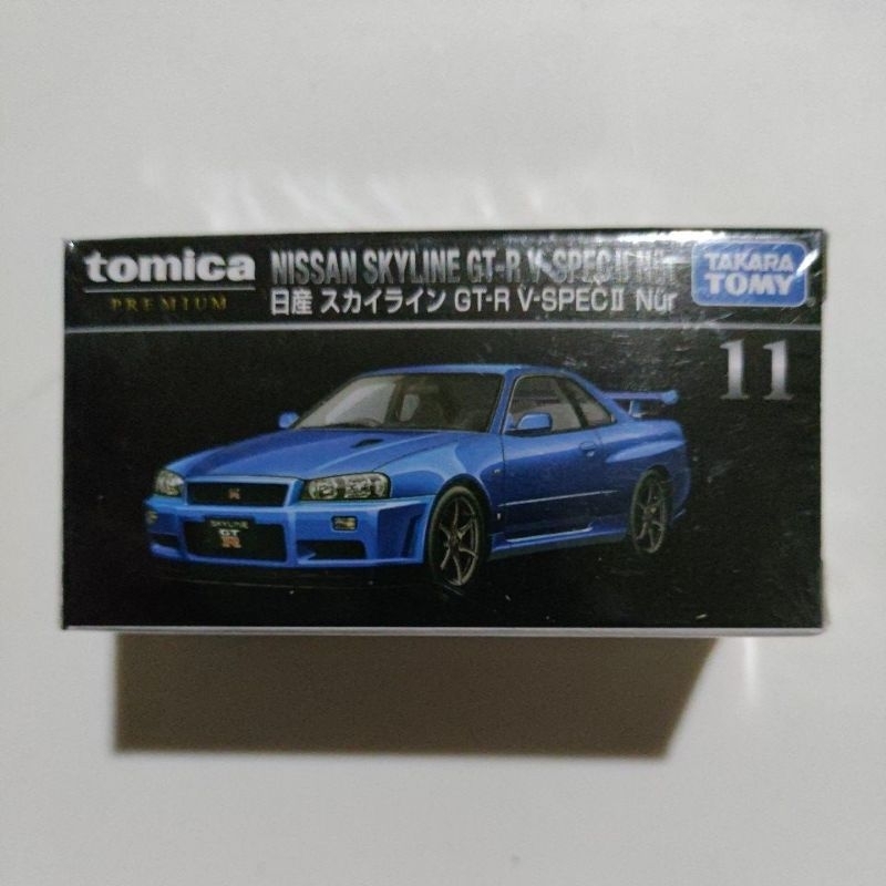 Tomica 11 Nissan Skyline GT-R V-Spec II Nur Takara Tomica Nissan Skyline R34 V Spec no. 11 ...