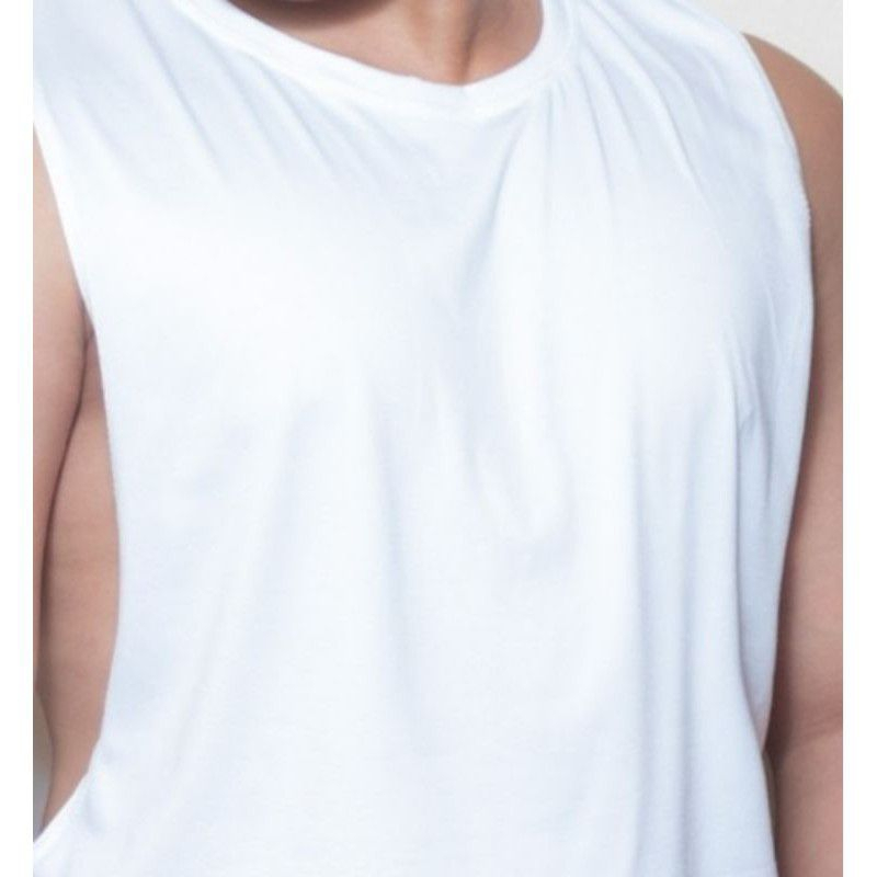 PLAIN GYM MUSCLE TEES - Drop Arm Tees - Unisex - | Shopee Philippines