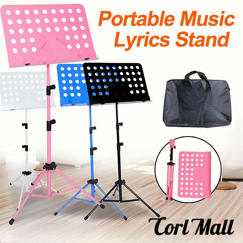 Portable Music Sheet Stand Lyrics Stand Heavy Duty Music Accessories ...