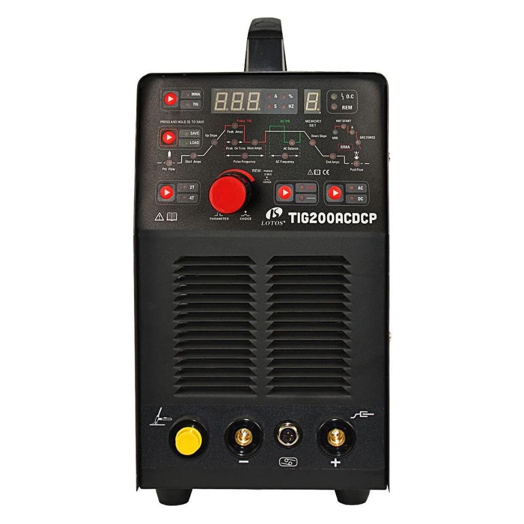200A TIG + STICK INVERTER WELDING MACHINE LOTUS | Shopee Philippines