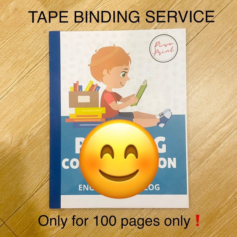 Tape & Coil Binding Service (tape bind only for max 100pages) | Shopee ...
