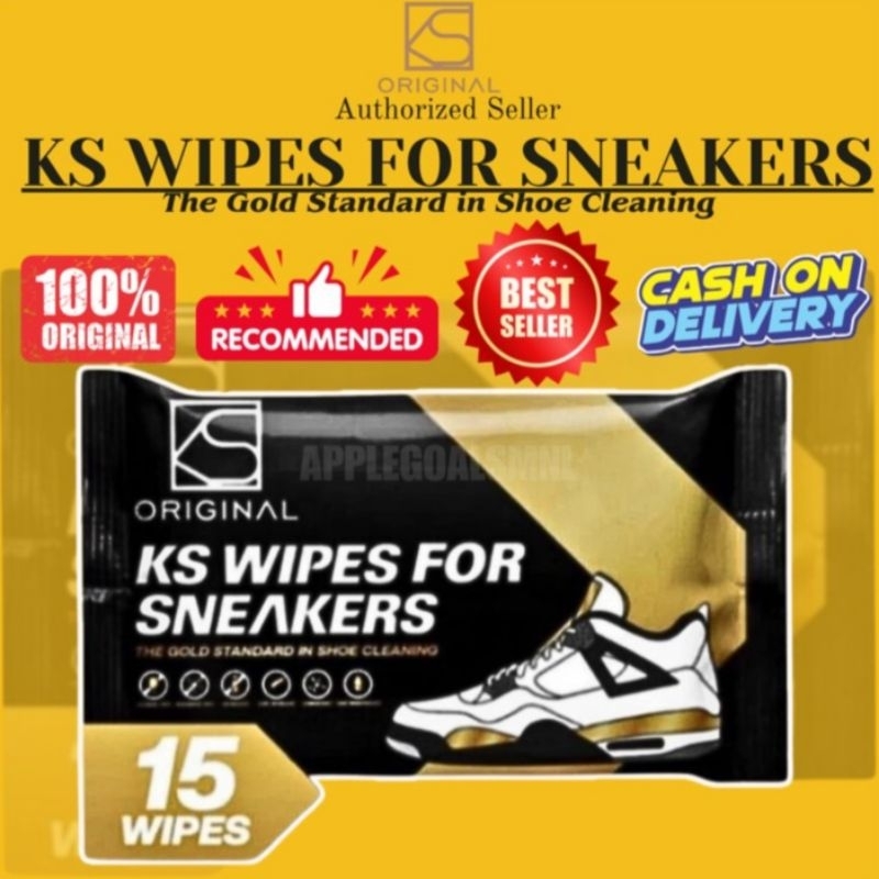 Ks Original Ks Wipes 15sheets Shoe Cleaning Wipes Ks Wipes for sneakers ...