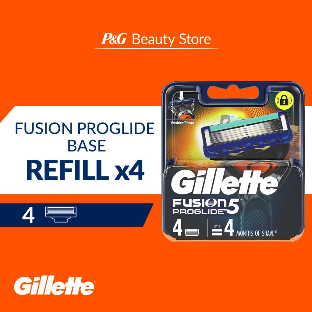 Gillette Fusion ProGlide Flexball 4 Razor Blade Refills 4s [Shave Care ...