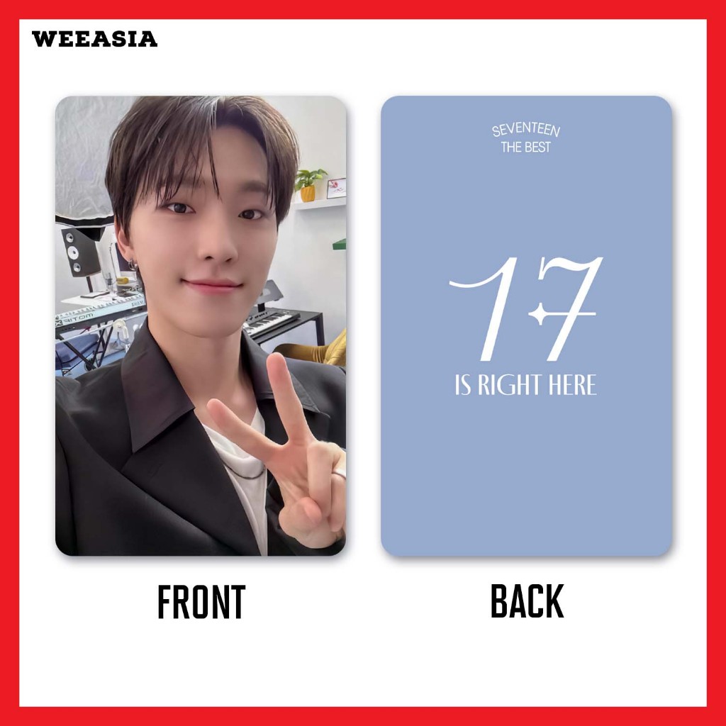 SEVENTEEN 17 IS RIGHT HERE WEVERSE LUCKY DRAW LOMO CARDS PHOTOCARDS with FREEBIES | WEEASIA ver ...