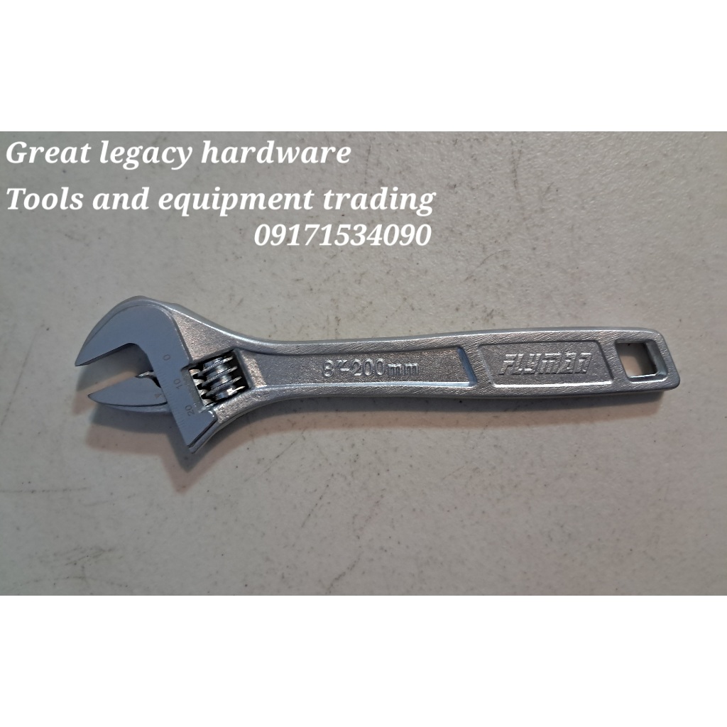 Flyman Adjustable Wrench 8 / Yabe Katala 8'' 200mm | Shopee Philippines