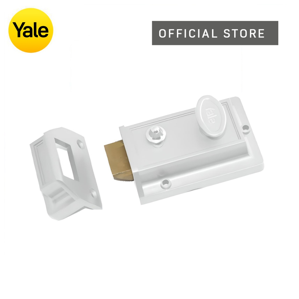 Yale Night Latch White Lacquer V78WL | Shopee Philippines