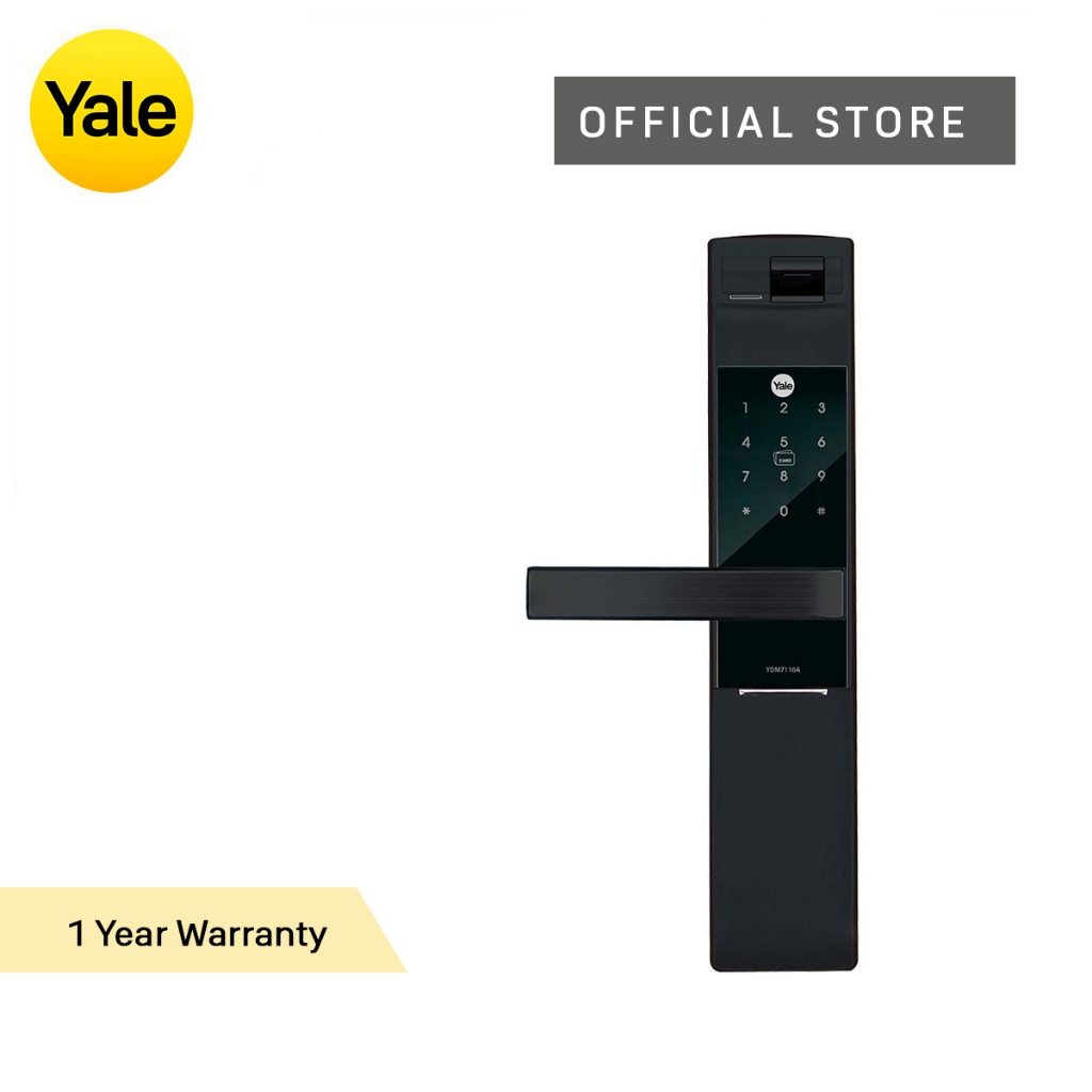 Yale YDM7116A Digital Lock 5-in-One - Mortise Type (Matte Black ...