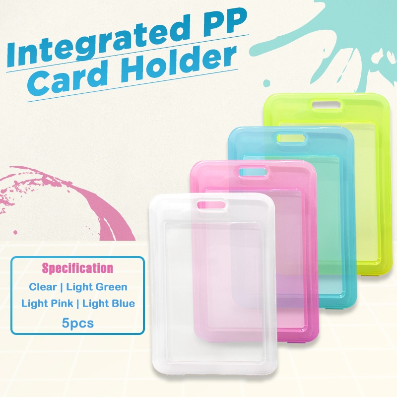 5pcs Vertical ID Case ID 1-Slot Holder Double Sided ID Protector ...